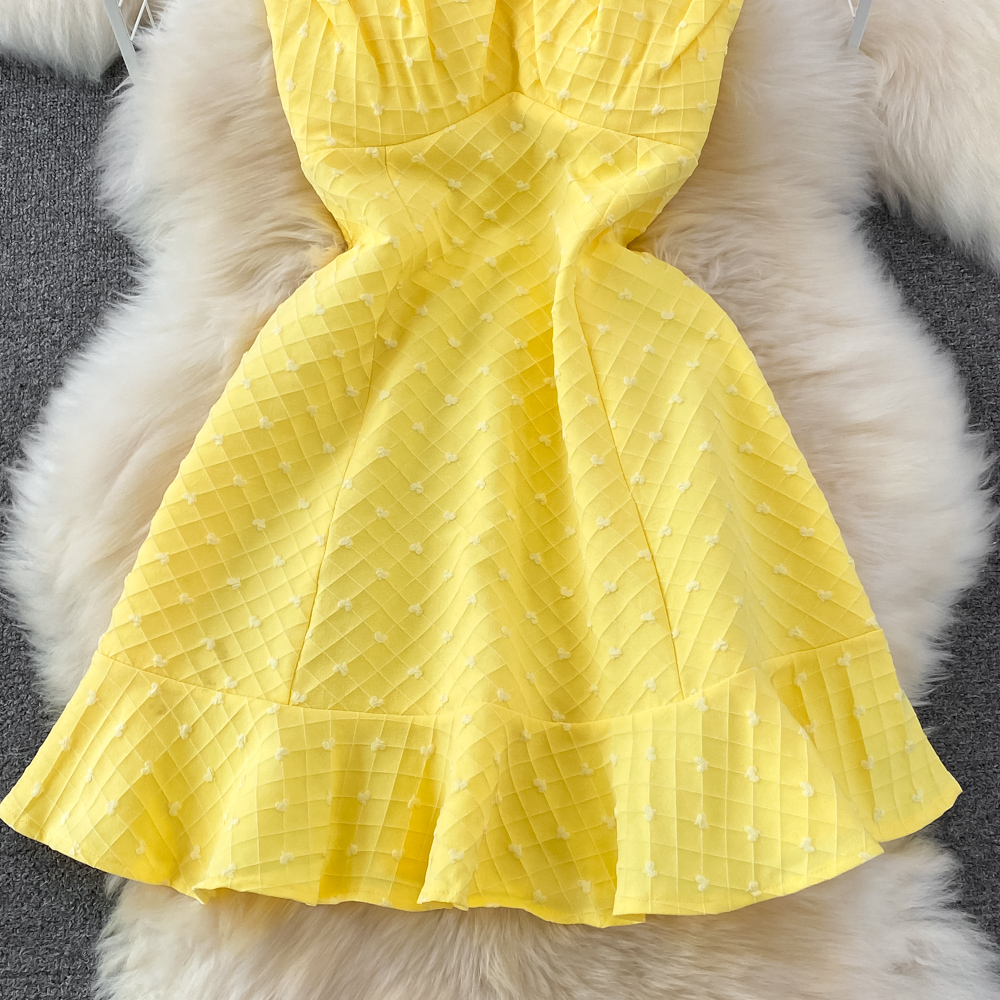 Super Fairy French Suspender Skirt Ruffled Fishtail Dress on Luulla