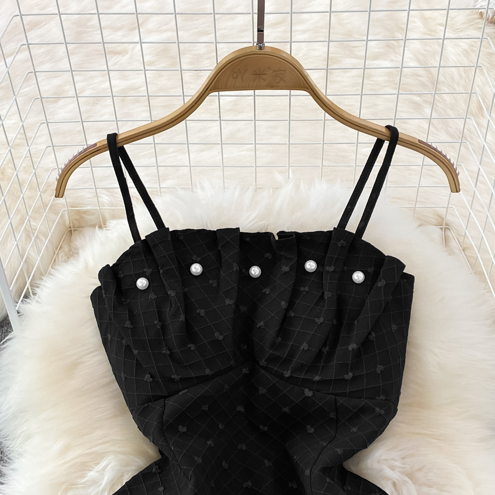Super Fairy French Suspender Skirt Ruffled Fishtail Dress on Luulla