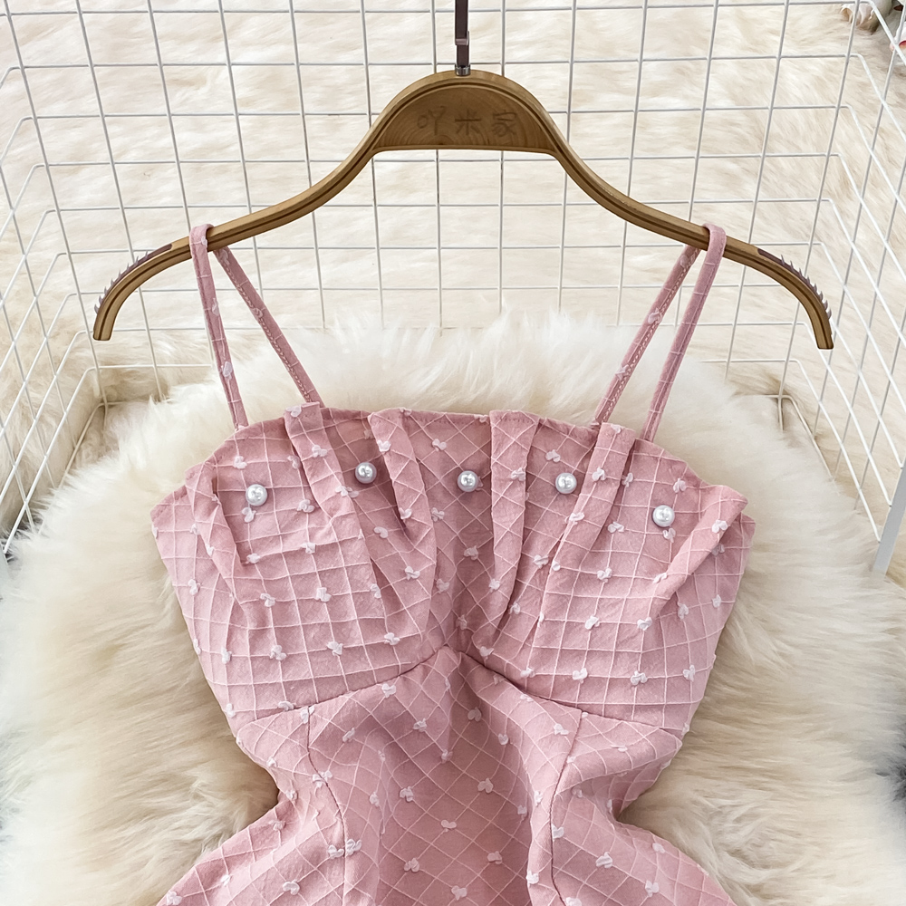 Super Fairy French Suspender Skirt Ruffled Fishtail Dress on Luulla